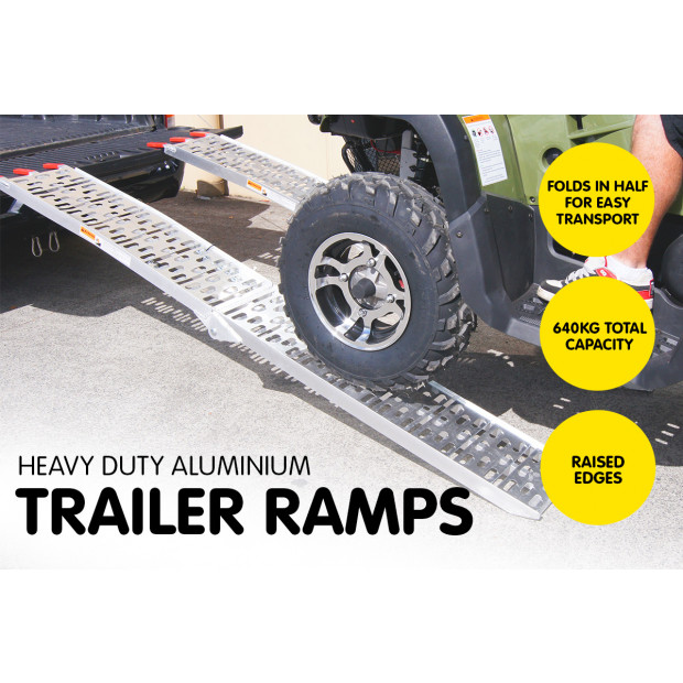 Heavy Duty Aluminium trailer ramps | Accessories