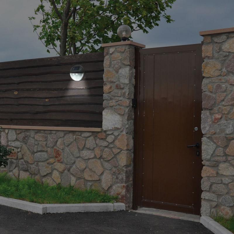 Utmark Solar LED Fence Wall Lamp Light Garden Backyard Outdoor