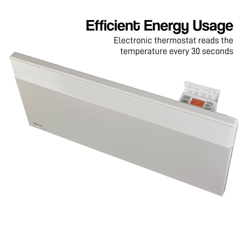 Noirot 2000W 7358-7T Spot Plus Electric Panel Heater Timer Refurbished