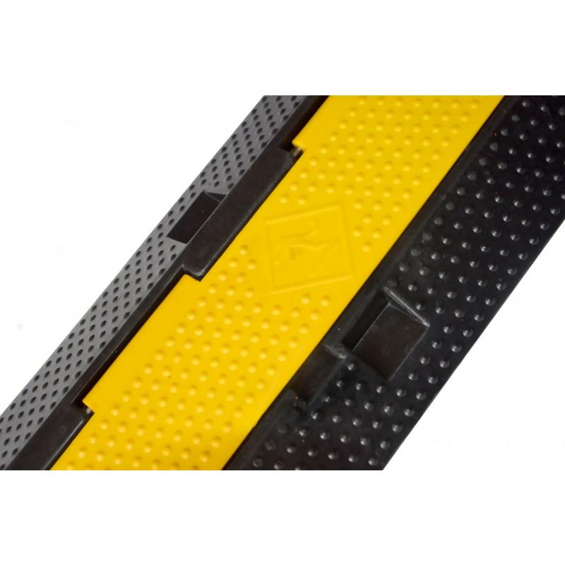 3pcs 2-cable Rubber Electrical Wire Cover Heavy Duty Protector