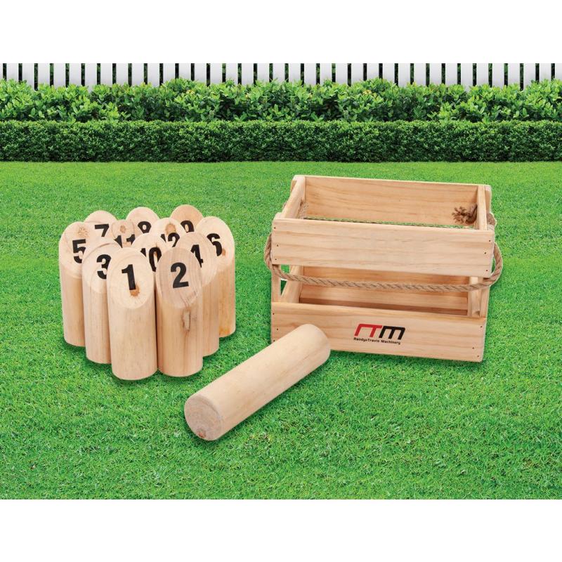 Number Toss Wooden Set Outdoor Games With Carry Case