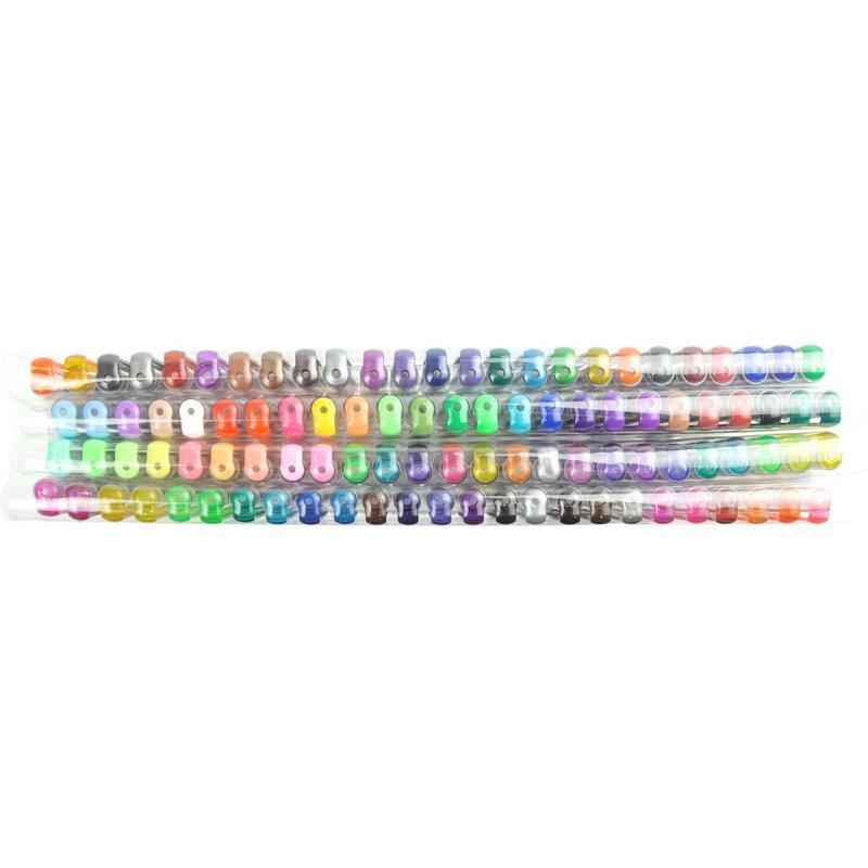 Glitter Gel Pens (100 Pack)- Craft, Kids & Adult Colouring