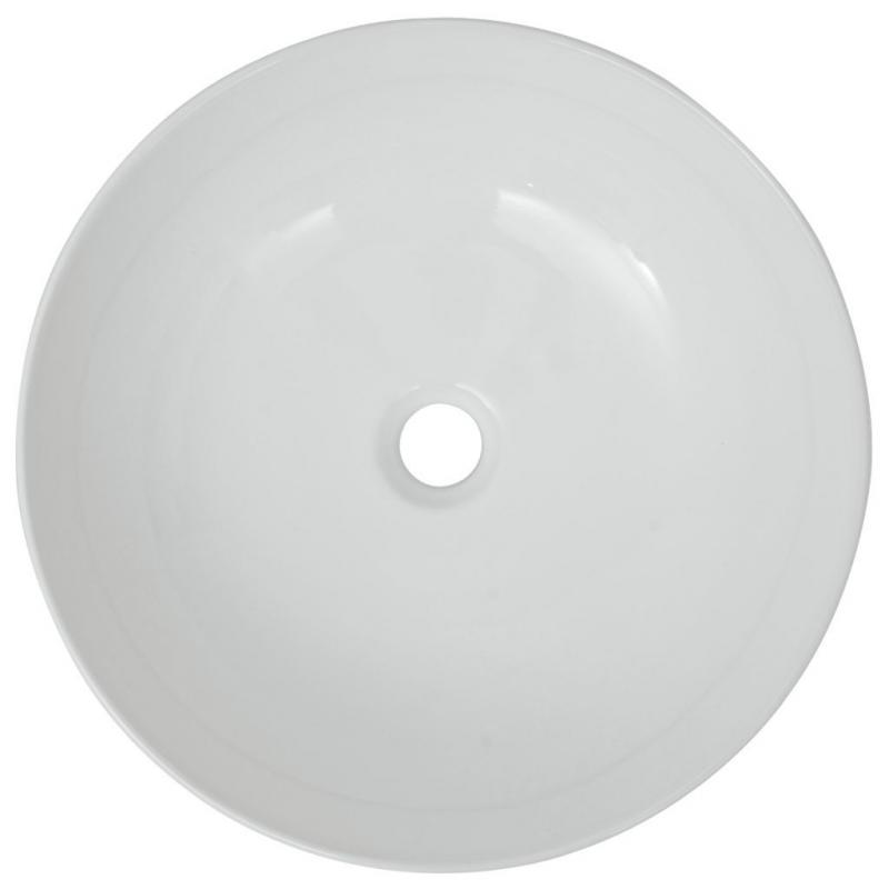 Basin Round Ceramic White 41.5x13.5 Cm
