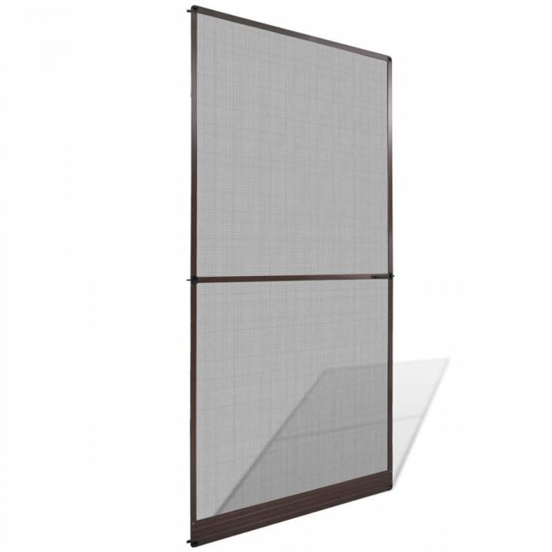 Brown Hinged Insect Screen For Doors 120 X 240 Cm