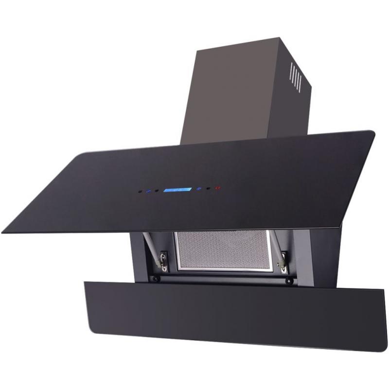 Range Hood With Touch Display Black 900 Mm