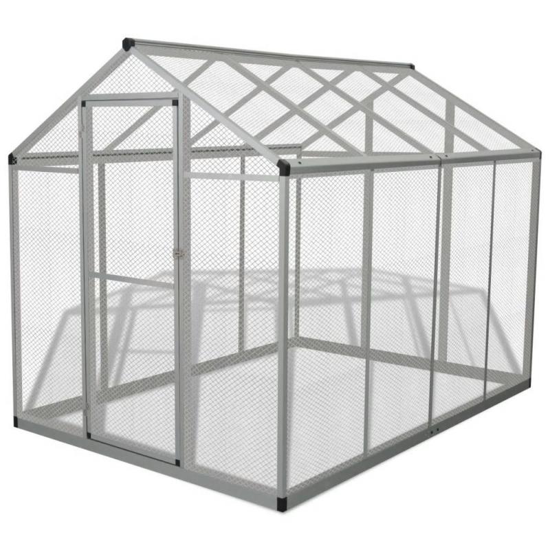 Outdoor Aviary Aluminium 178x242x192 Cm