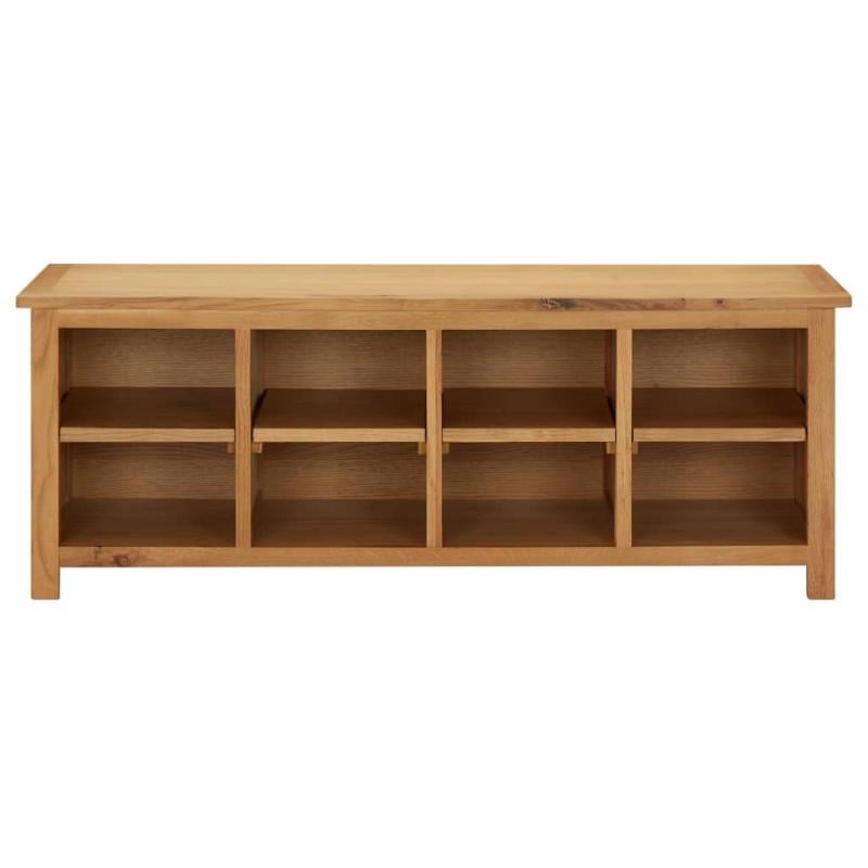 Shoe Rack 120x37x45cm Solid Oak Wood