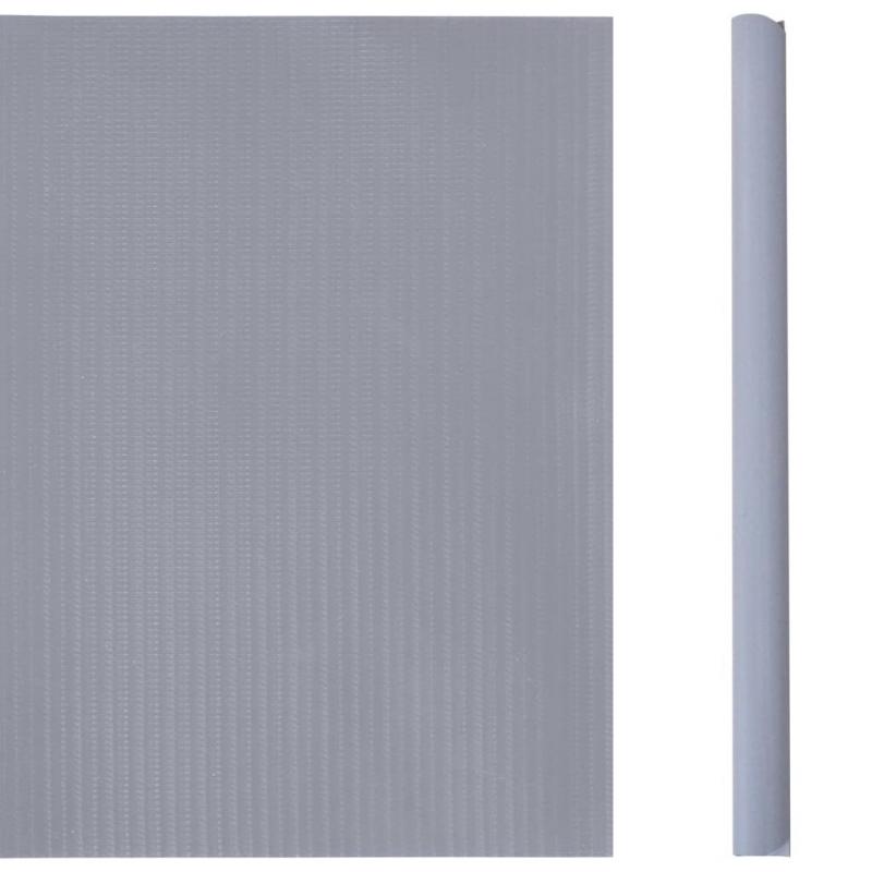Garden Privacy Screen Pvc 35x0.19m Matte Light Grey
