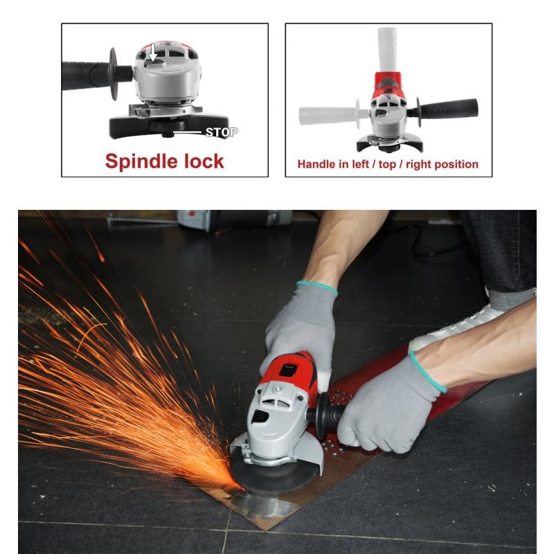 MATRIX 20V X-ONE Cordless Angle Grinder Skin Skin Only