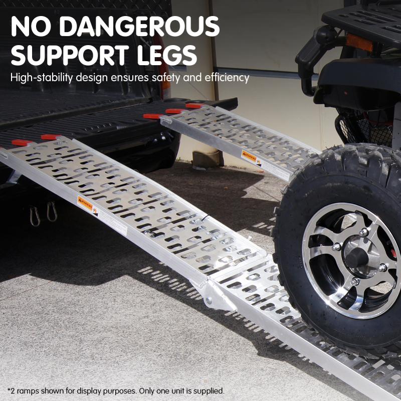 Single Heavy Duty Aluminium trailer ramp
