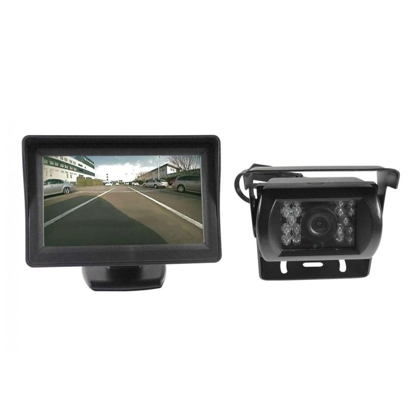 4.3In Monitor+24v/12v Ccd Led Reversing Camera Car Caravan