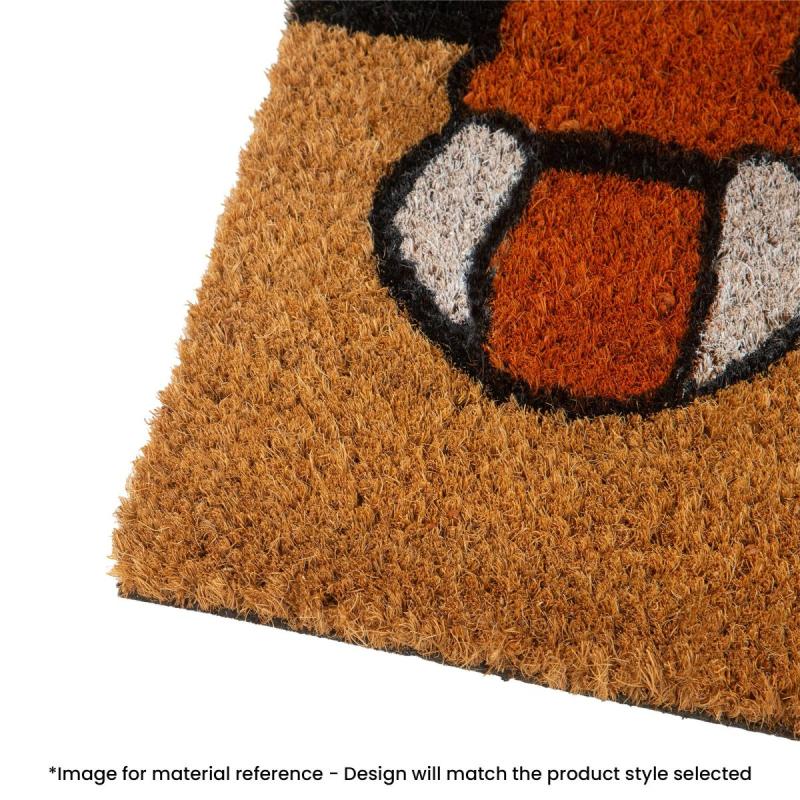 Wide Door Mat Deluxe Coir Backed Fat Border 45 x 110 cm Doormat