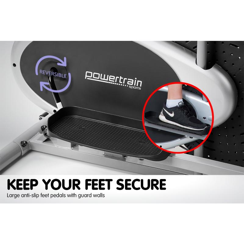 3-in-1 Powertrain Elliptical Cross Trainer & Exercise Bike with ...