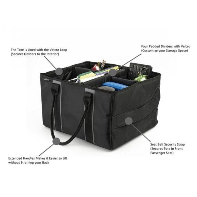 Large Adjustable File Tote Bag