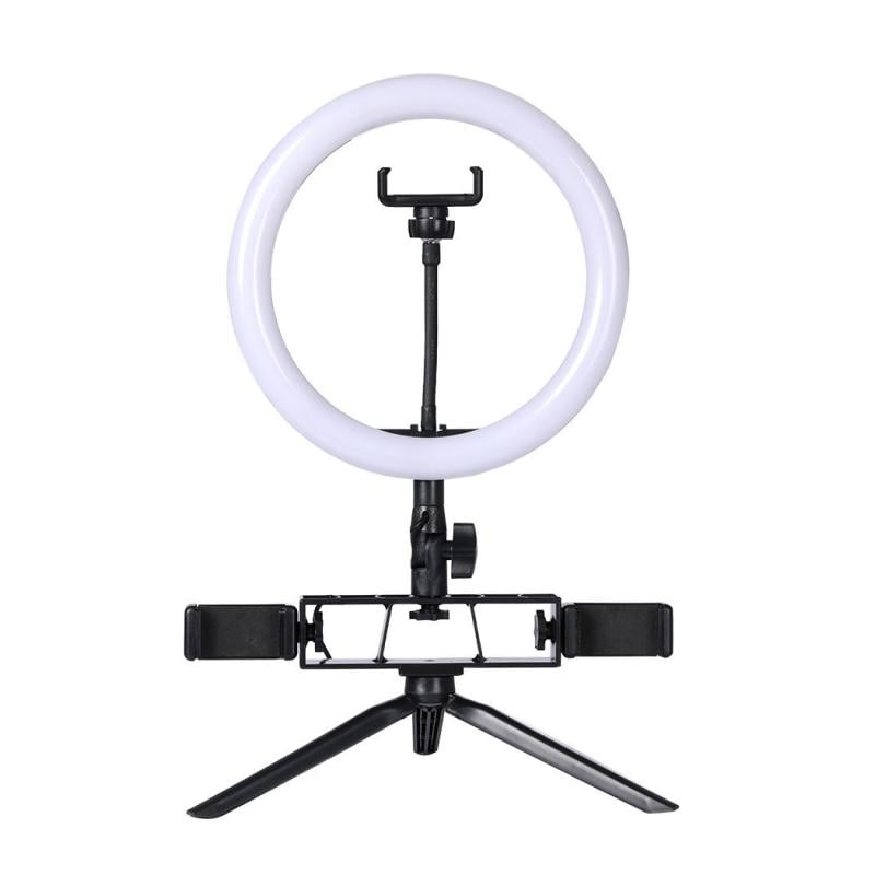 LED Ring Light with Tripod Stand Dimmable Studio Photo Makeup