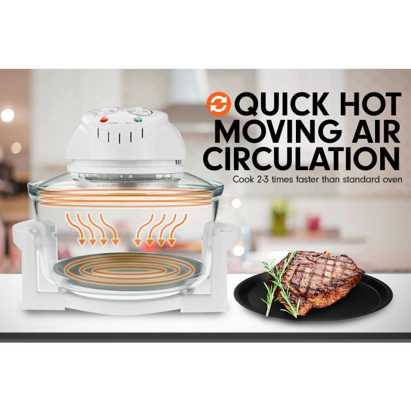 Pronti 17L Family Turbo Convection Oven Broiler Cooker - A15 White