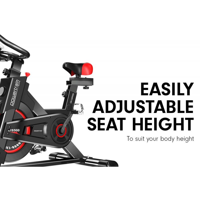 Powertrain IS-500 Heavy-Duty Exercise Bike - Black