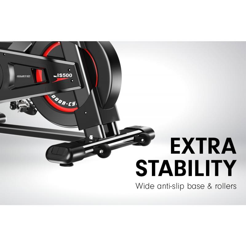 Powertrain IS-500 Heavy-Duty Exercise Bike - Black