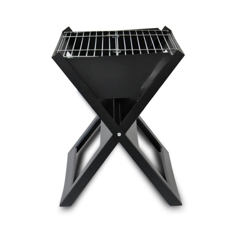 Portable Grill Foldable Folding Charcoal Bbq Camping Picnic Barbecue