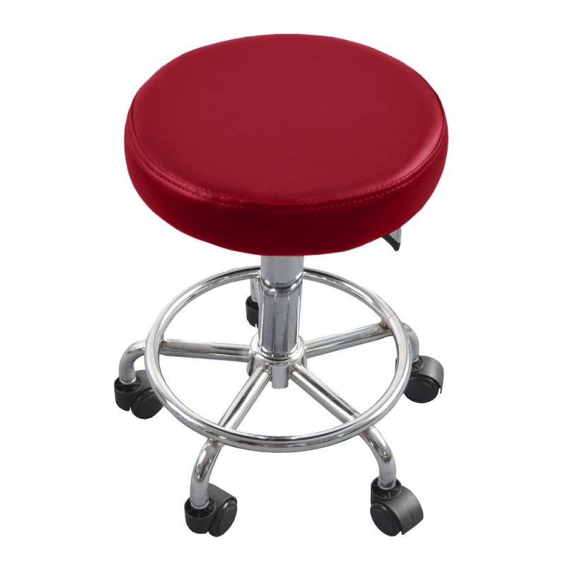 Hairdressing Salon Hydraulic Stool Barber Swivel Burgundy