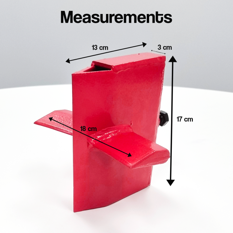 4-Way Cross Cut Log Splitter Wedge | Fits 12T-15T Splitters