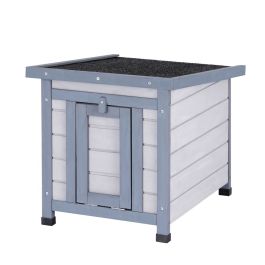 Rabbit Hutch Outdoor Cat House Wooden Shelter Condo Enclosure Indoor