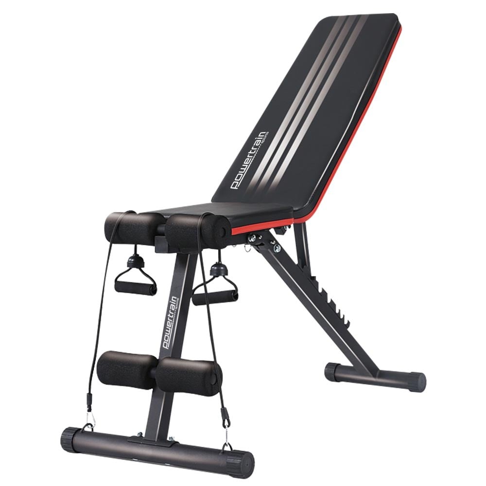 Powertrain Adjustable Incline Decline Flat Home Gym Bench FID | Sit Up ...